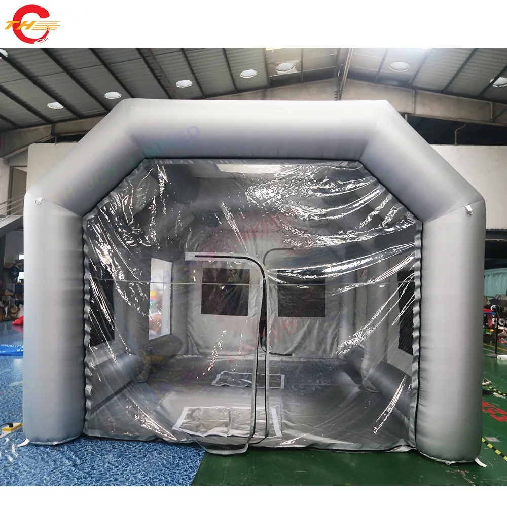 Inflatable Paint Booth 33x20x13.2ft 10x6x4mH Portable Car Spray Tent ...