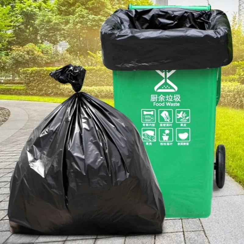 DHgate.com:50PCS Large Black Garbage Bags, 50L/100L, Super Thick ...