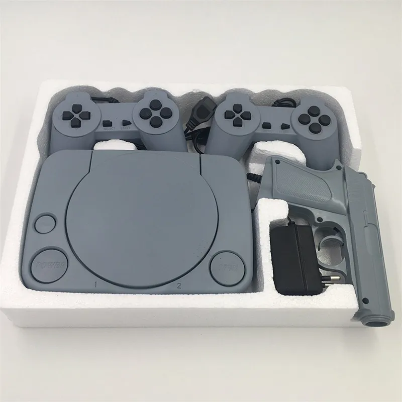 Retro Video Game Console With Dual PS1 Gamepad Joysticks 8 Bit HDMI ...