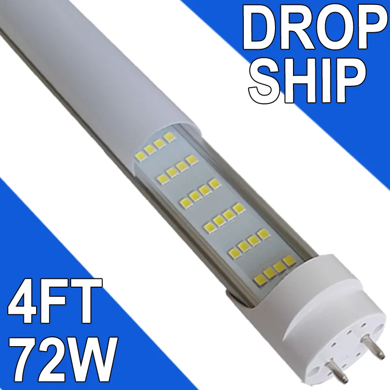 DHgate.com:G13 Base T8 LED Tube Light - 4FT, 72W, Daylight 6500K, 4 LED ...