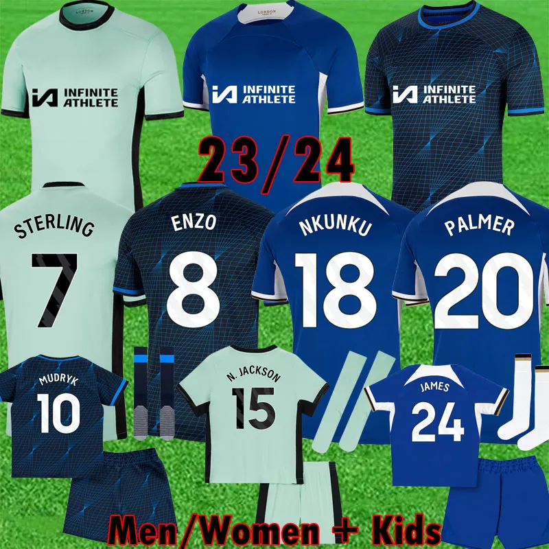 Enzo Soccer Jerseys 23/24: CFC, Retro Style, FoFana, Blackout, Men/Kids ...