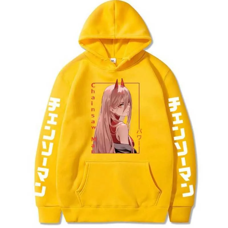 Chainsaw Man Sawman Pava Surrounding Velvet Hoodie Printed Anime From ...