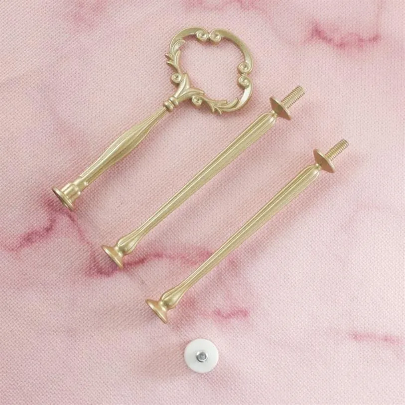 DHgate.com:3 Tier Metal Cake Stand Handle - Silver Heavy Duty Round ...