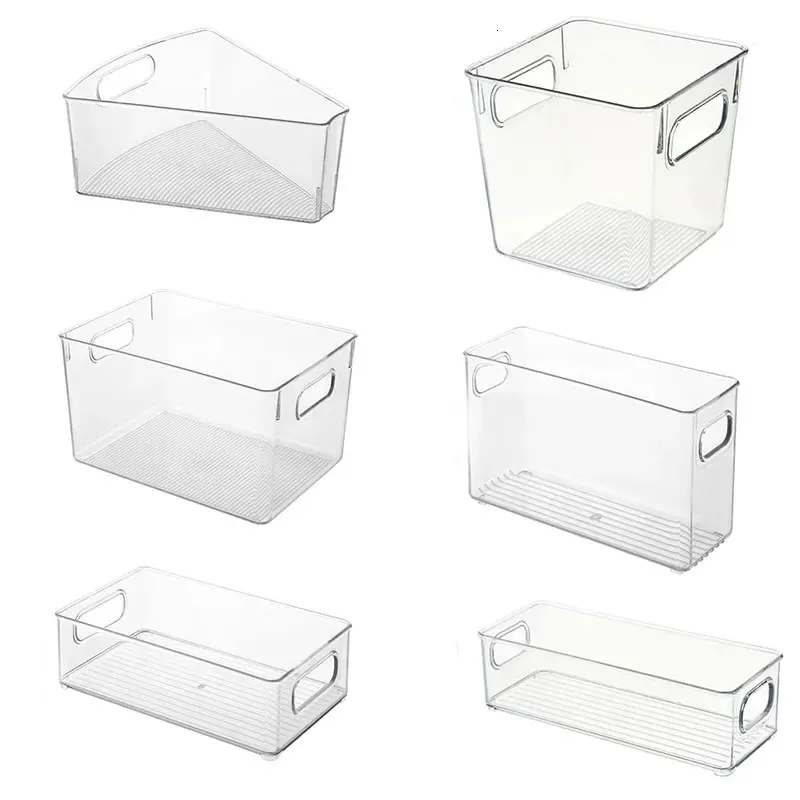 Clear Refrigerator Organizer Bins: Premium Fridge Storage Drawers for ...
