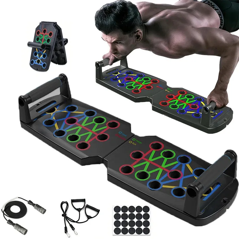 Multifunctional Push-up Board Set - Portable, Foldable Home Fitness ...