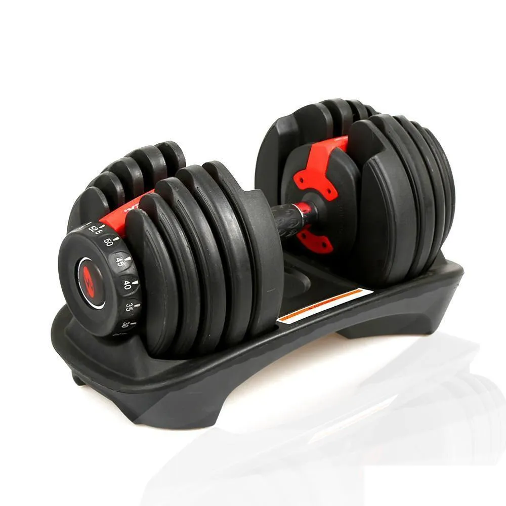 DHgate.com:Adjustable Dumbbells (5-52.5 lbs): Home Gym Fitness Dumbbell ...