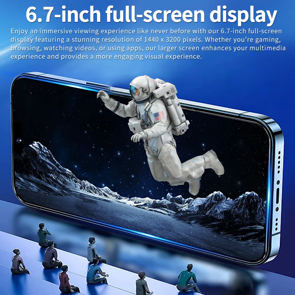 DHgate.com:i15 Pro Max 5G Smartphone: 16GB RAM, 1TB Storage, 48MP+108MP ...