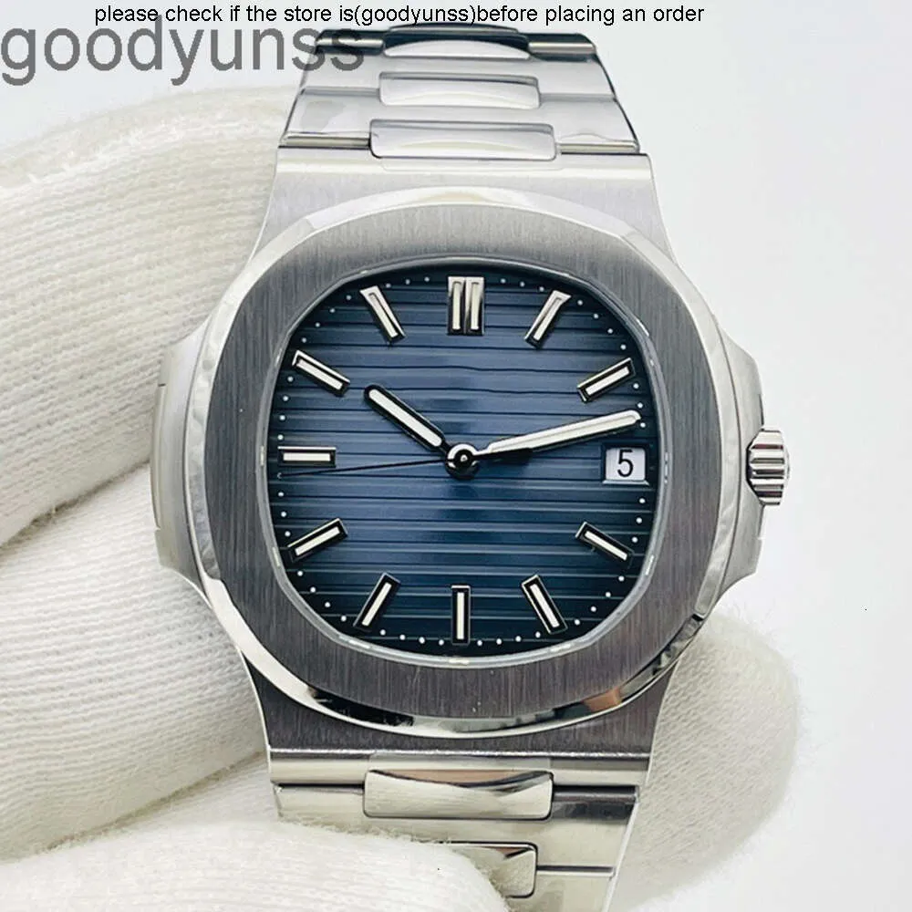 Patekphillip Men's Automatic Mechanical Silver Watch 40mm Waterproof ...