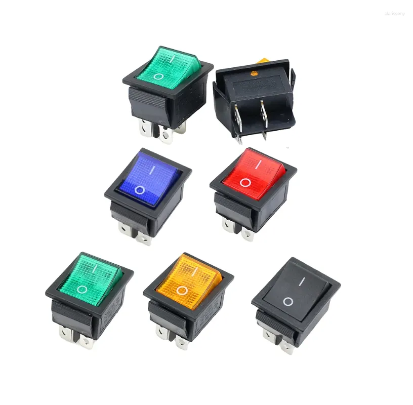 DHgate.com:KCD4 Latching Rocker Switch, 5 Pack 4-Pin Power I/O Switch ...