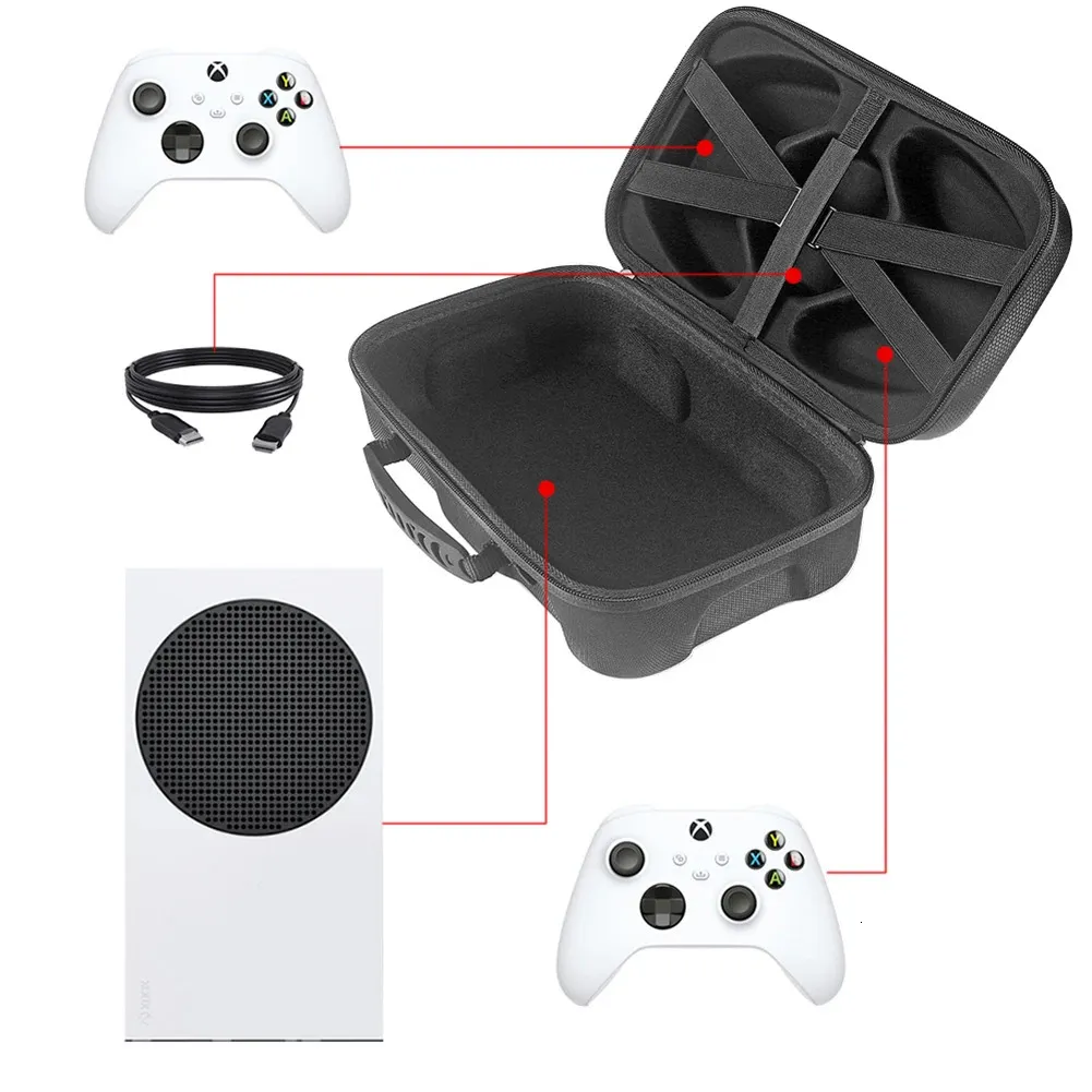 Game Console Travel Case Durable Hard Shell Carrying Case For S Series ...