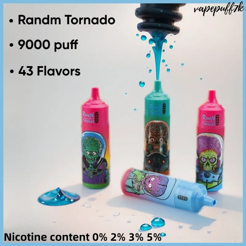 Puff 9K RandM Tornado 9000 Puff Einweg Vape Stift R Und M Mesh Coil ...