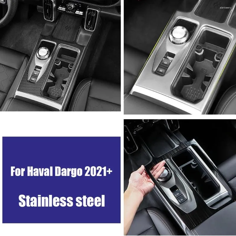 DHgate.com:Haval Dargo Stainless Steel Gear Shift Knob Frame Cover Trim ...