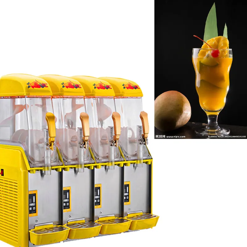 Commercial Stainless Steel Slush Machine - Durable Frozen Drink Maker ...