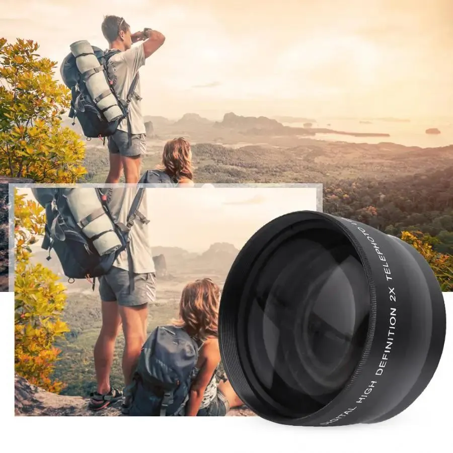 High Definition teleobjective lens Optics Teleconverter for DSLR and ...