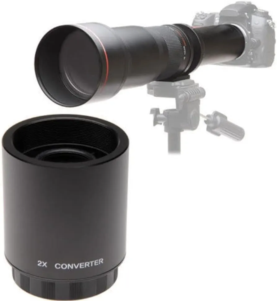 DHgate.com:T-Mount 2X Teleconverter Lens for 420-800mm SLR Zoom Lenses ...