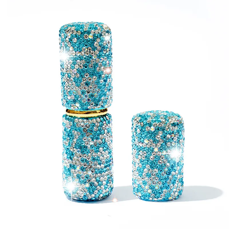 Mini Diamond Set Perfume Spray Bottle 10ml Sample Compact Travel Pouch ...