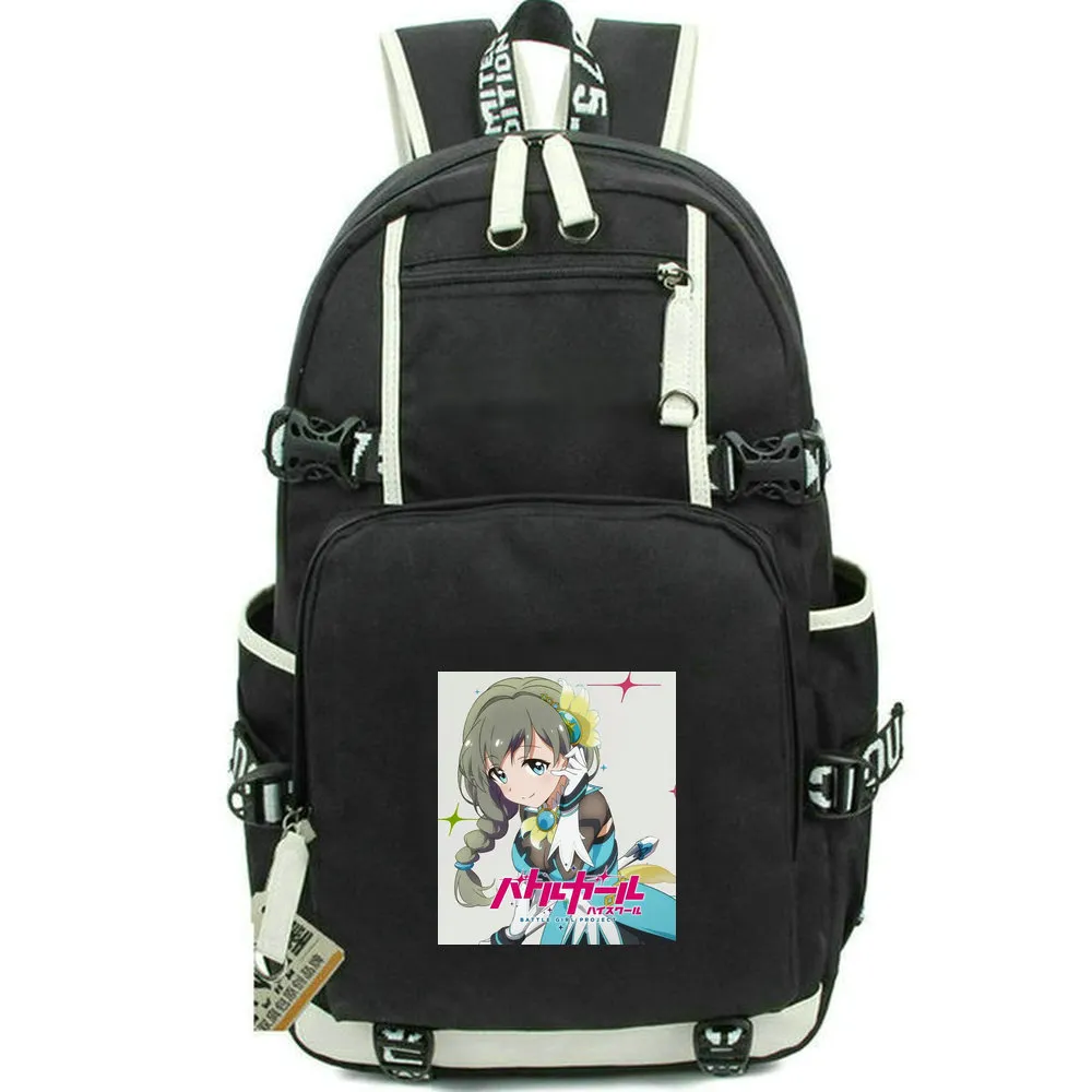 Anime Battle Girl Haruka Narumi Shinola Backpack Print School Bag For ...