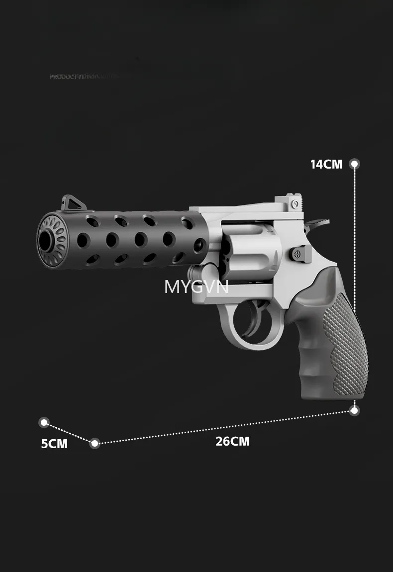 Realistic Toy Revolver With Soft Bullets & Ejection ... From Cooltoygun ...