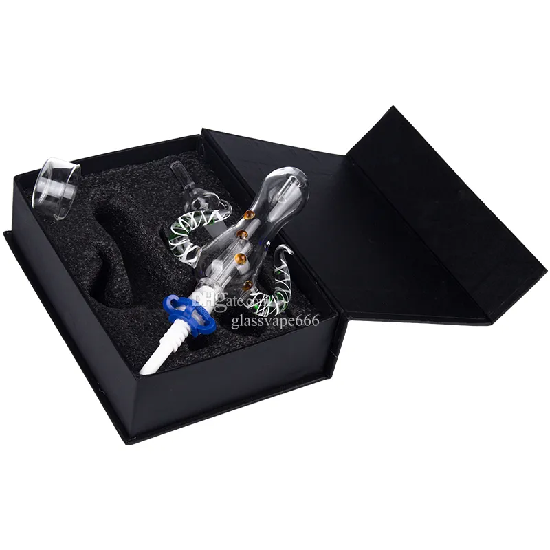 Glassvape NC006 Dab Rig: Titanium Ceramic Bong With Double Ox Horn ...