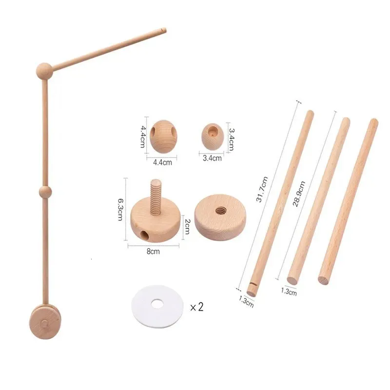 DHgate.com:Natural Wood Baby Crib Mobile Bracket Holder for Infants, 0 ...