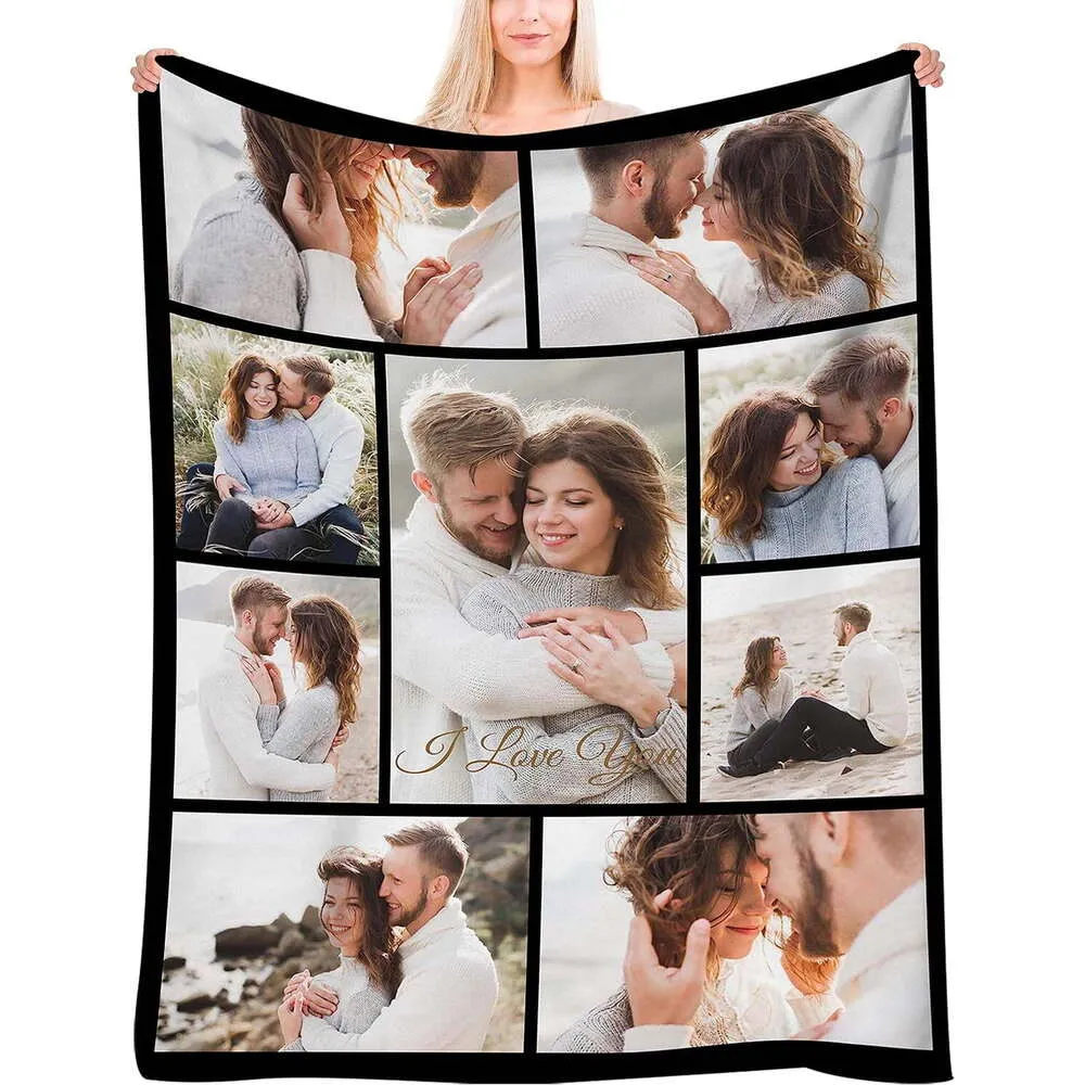 Personalized Photo Blanket - Custom Picture Throw, Soft Fleece, Unique ...