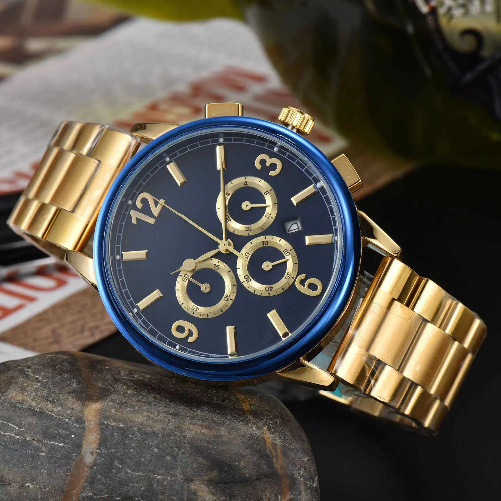 Stylish Men's Quartz Watch - Fashionable Solid Belt, Simple Design ...