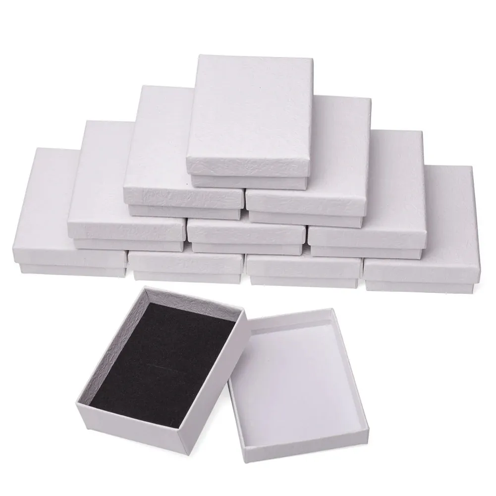 Paper Package Cardboard Jewelry Bracelet Boxes Rectangle Square Storage ...