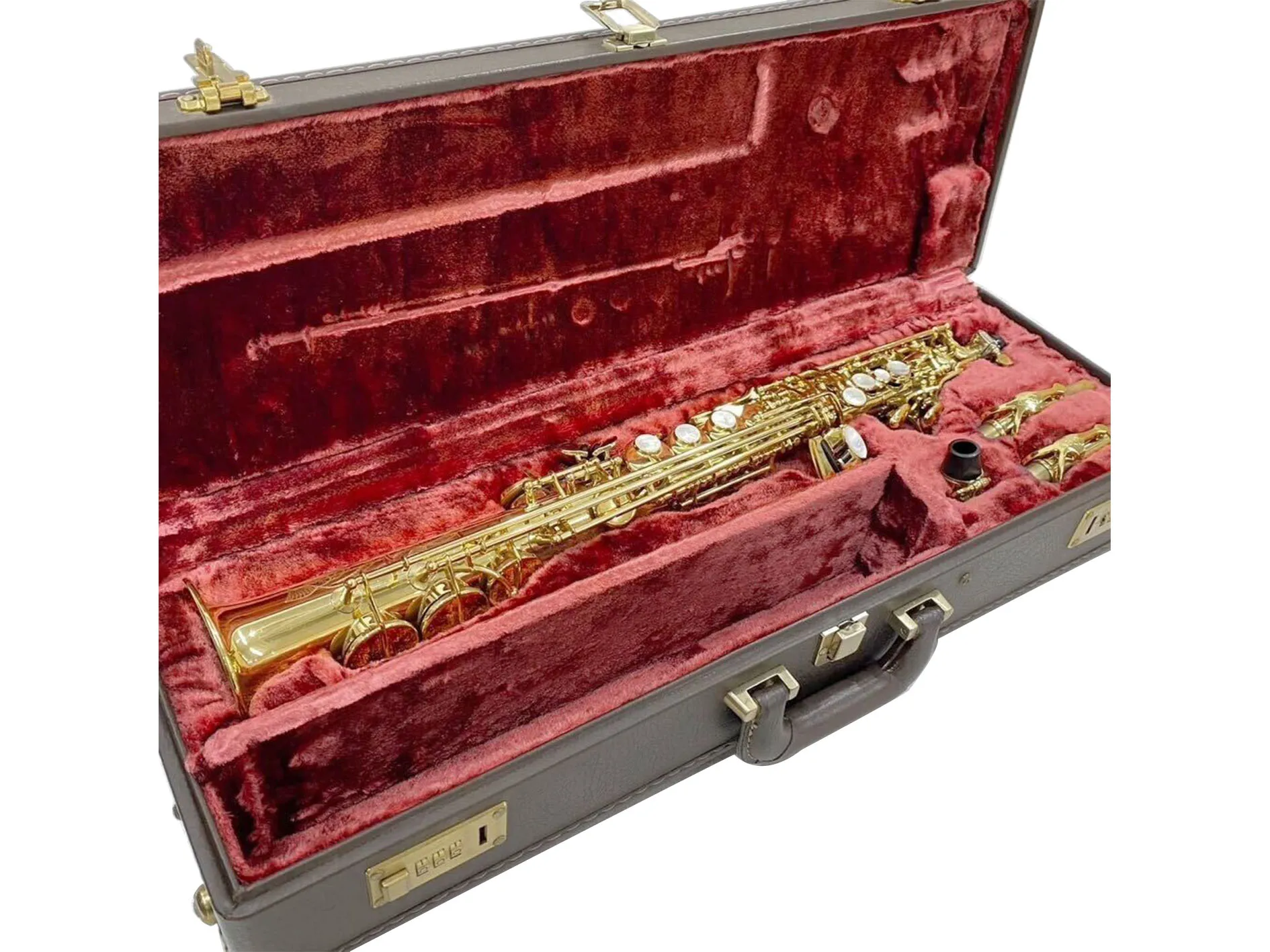 Premium Soprano Saxophone Hard Case - Durable ABS Shell, Plush Interior ...
