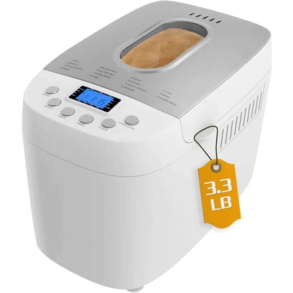 DHgate.com:"15-in-1 Smart Breadmaker with Non-Stick Bowl - Makes Jam ...