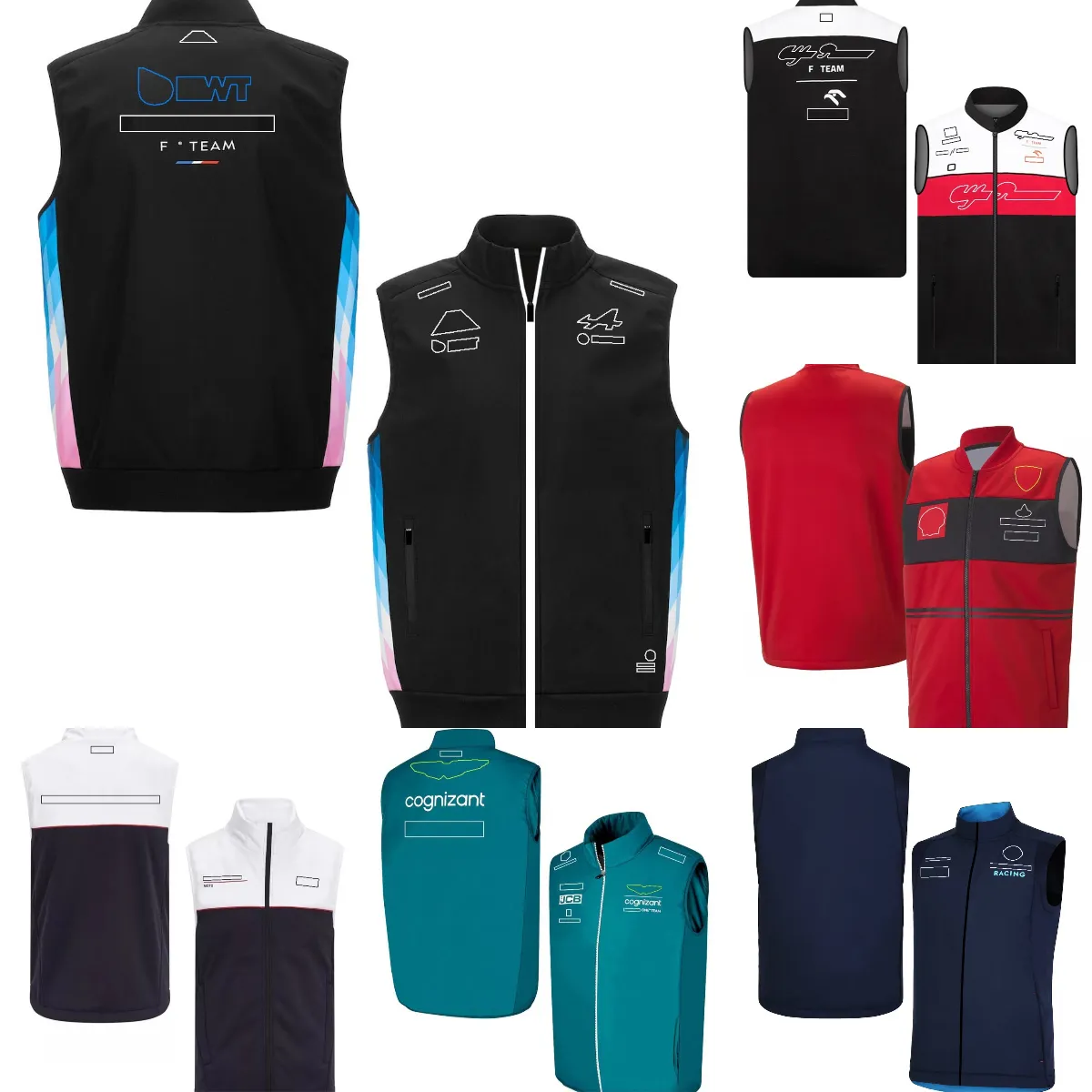 2024 F1 Team Racing Castelli Perfetto Ros Vest Men's Zipper Sleeveless ...