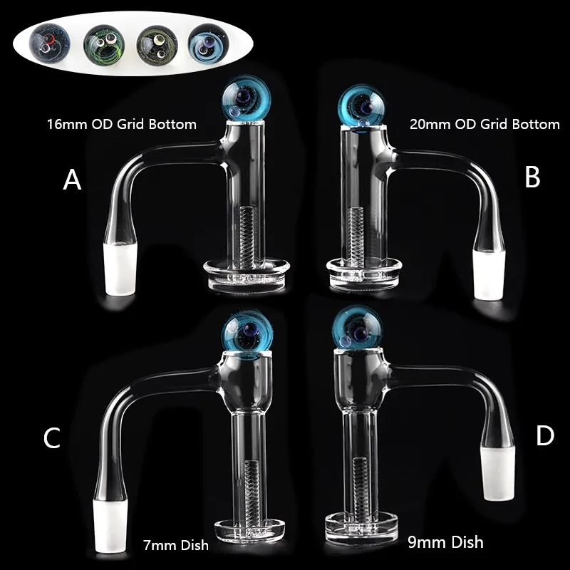 Full Weld Terp Slurper Quartz Bangers With Carb Cap Etched Terp Pillar ...