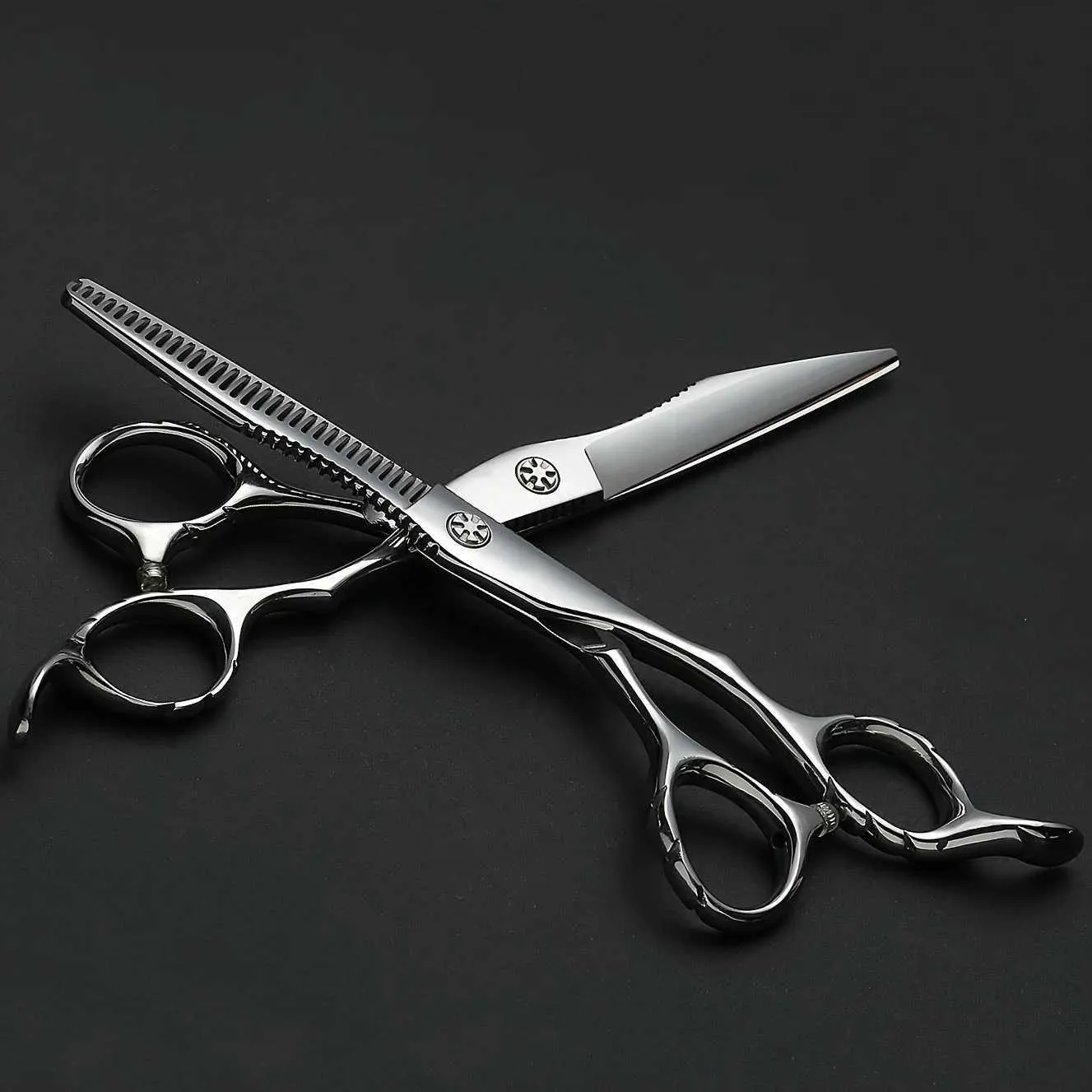 Professional Hair Cutting Scissors Set - Barber Texturizing Shears ...