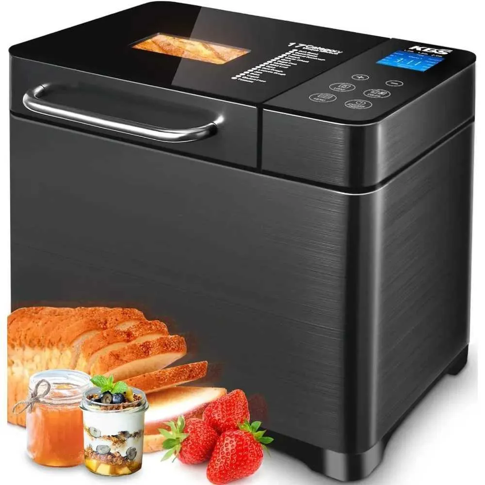 DHgate.com:17-in-1 2LB Bread Machine with Nut Dispenser, Dual Heaters ...