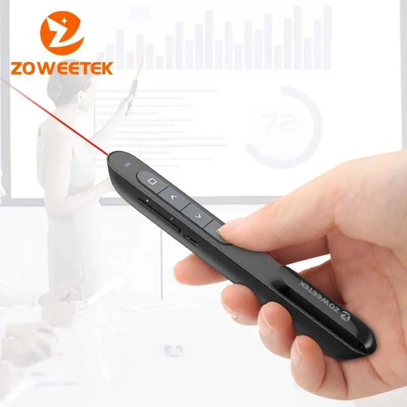 Mini Wireless Presentation Pointer with Red Laser,USB Remote Control ...