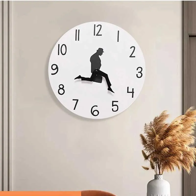 Ministry of Silly Walks Themed Silent Wall Clock with Quartz Sweep ...