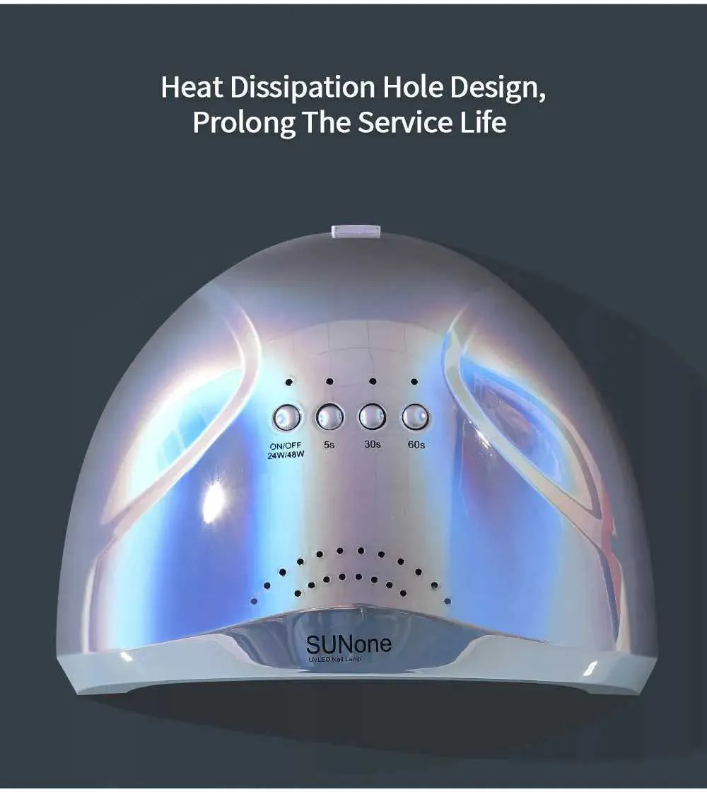 Electroplated LED Nail Lamp, Smart Sensor UV Nail Dryer Machine for ...