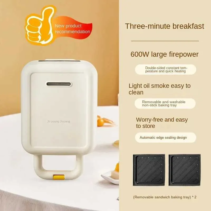 Joyoung Breakfast Maker with Waffle Maker, Toaster, and Sandwich Maker ...