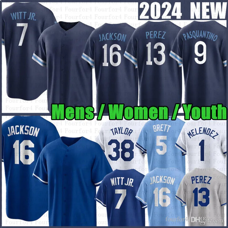 7 Bobby Witt Jr. City Connect Baseball Jersey George... From ...
