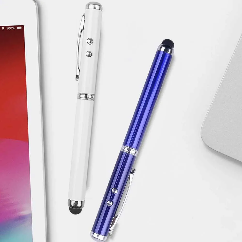 Multifunctional Stylus Pen with Laser Pointer, LED Light, and Ballpoint ...