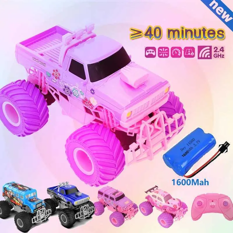 ️Pink RC Electric Off-Road Car - 2.4G High-Speed Remote Control Purple ...