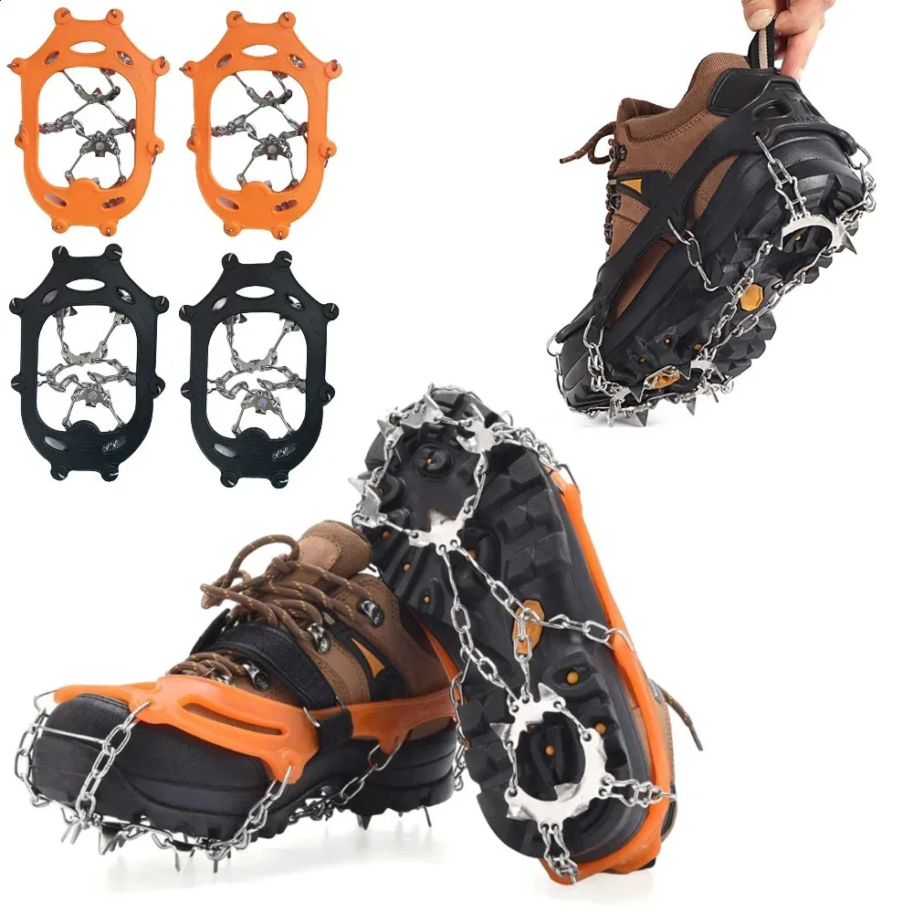 DHgate.com:Anti-Slip Steel 19-Teeth Crampons for Snow, Ice, Hiking, and ...