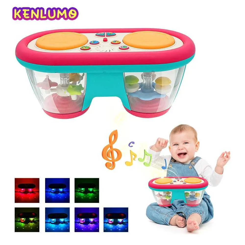 KENLUMO 2024 New Kids Musical Toy Baby Clap Drum 12+ Month Rotating ...