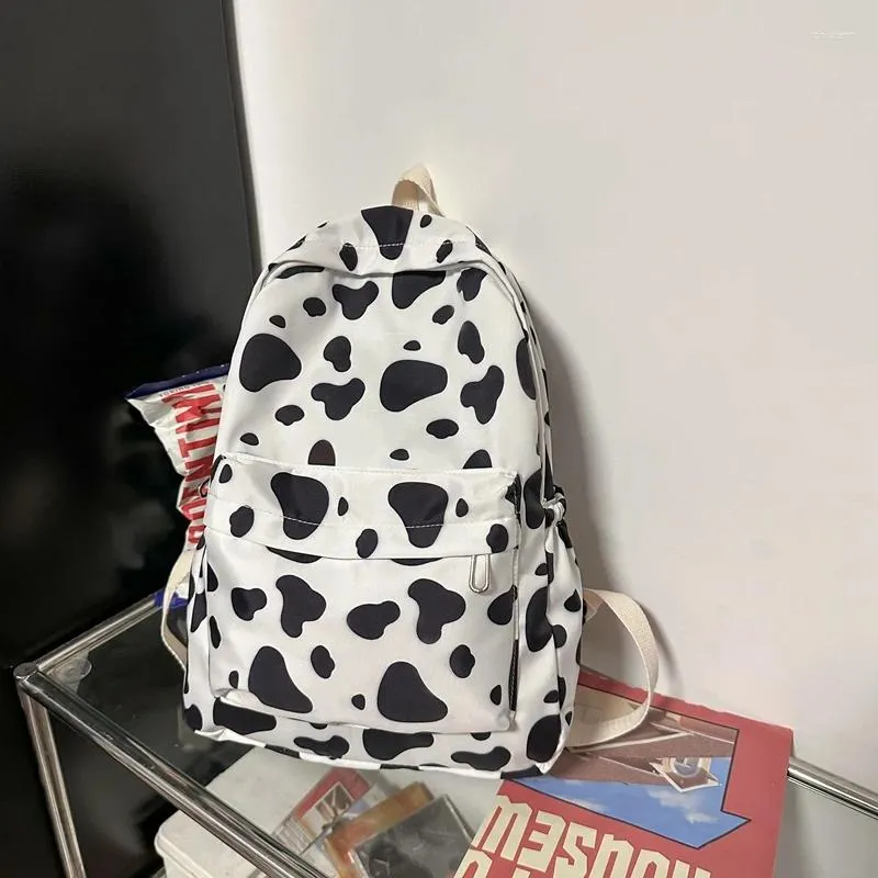 Fashion Designer 2025S New Model School Bags Women S Backpack Cow Dot ...