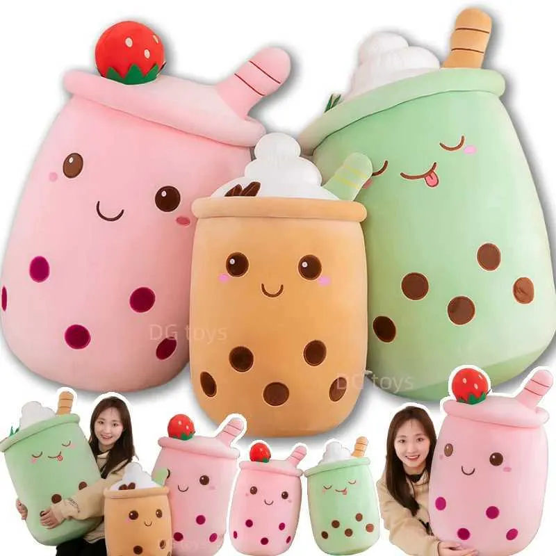 Kawaii Bubble Tea bingo plush - Boba Plushed Stuffed Food Cushion for ...