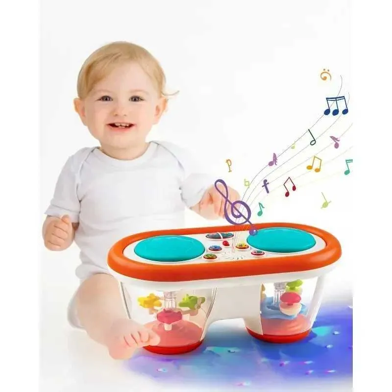 Baby Clap Drum 12+ Month Kids Musical Toy Infant Toys Rotating Music ...