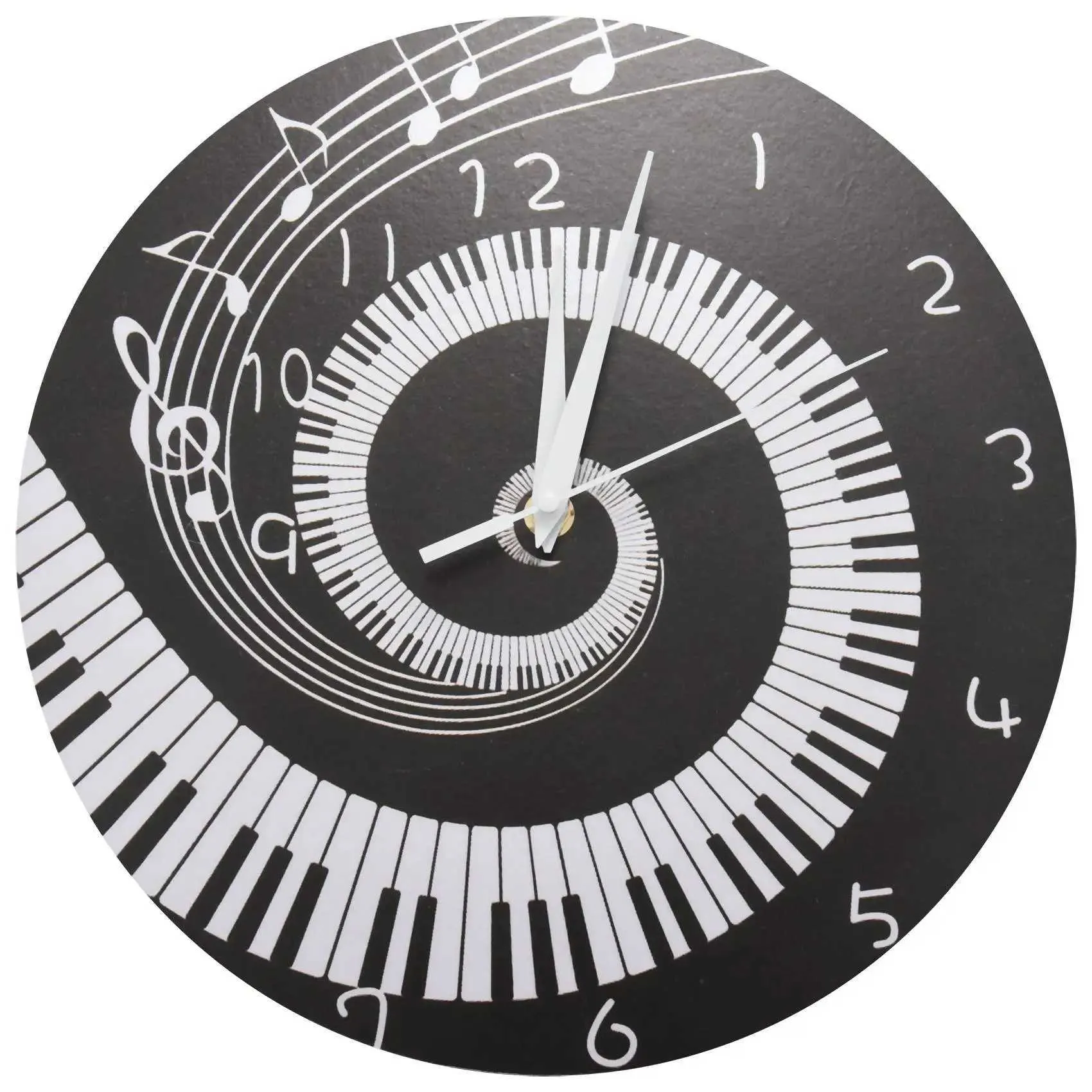 Modern Wall Clock With Piano Key Design: Silent,... From Madly_in_love ...