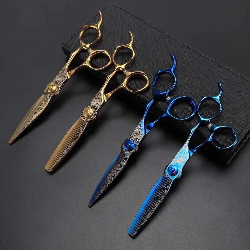 0 Pro Hair Scissors - 2 Pack Stainless Steel Barber Shears, Salon ...