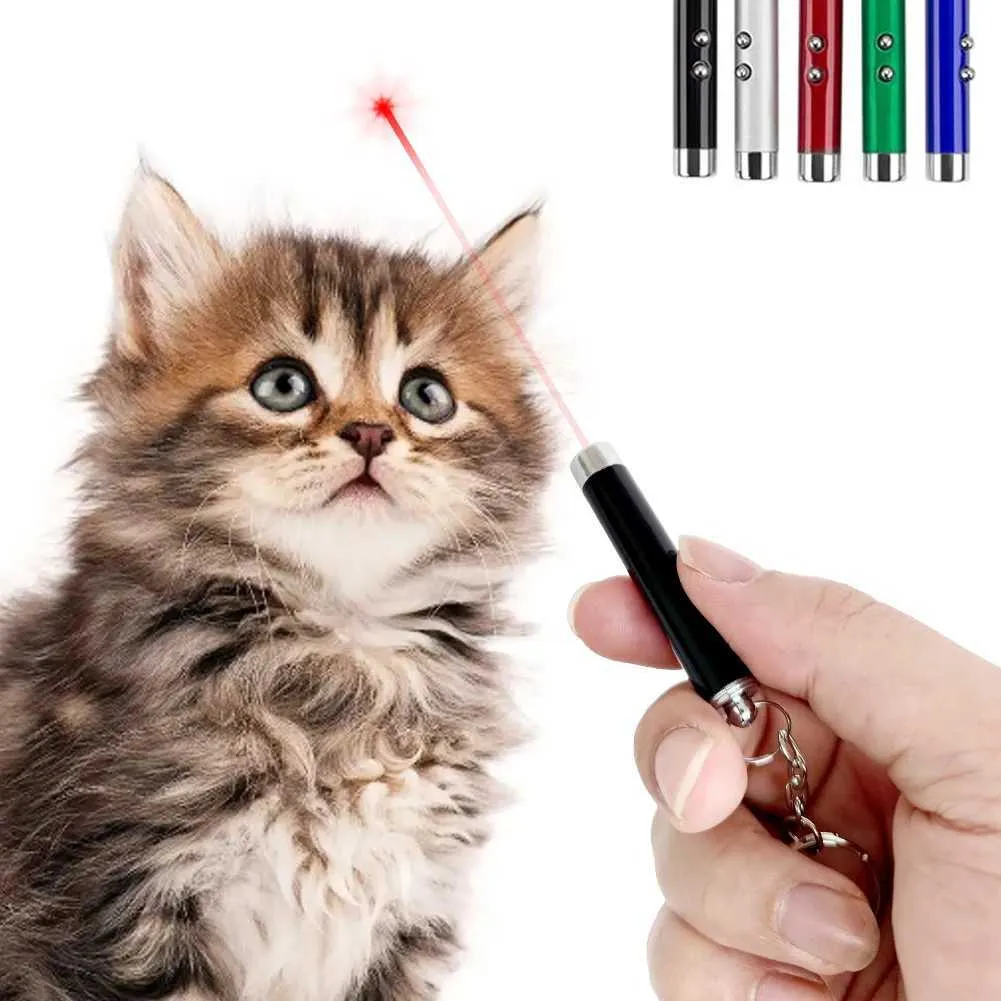 4mW Red Laser Pointer Pen with LED Torch - Multi-Purpose Tactical Light ...