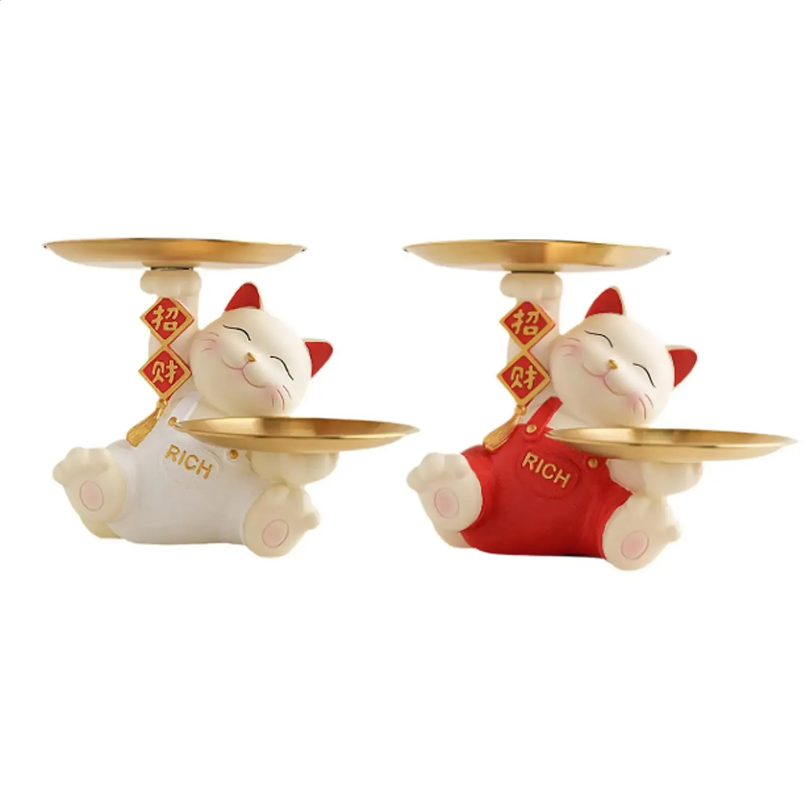 Resin Cat tabletop shelf organizer - Novelty Figurine...