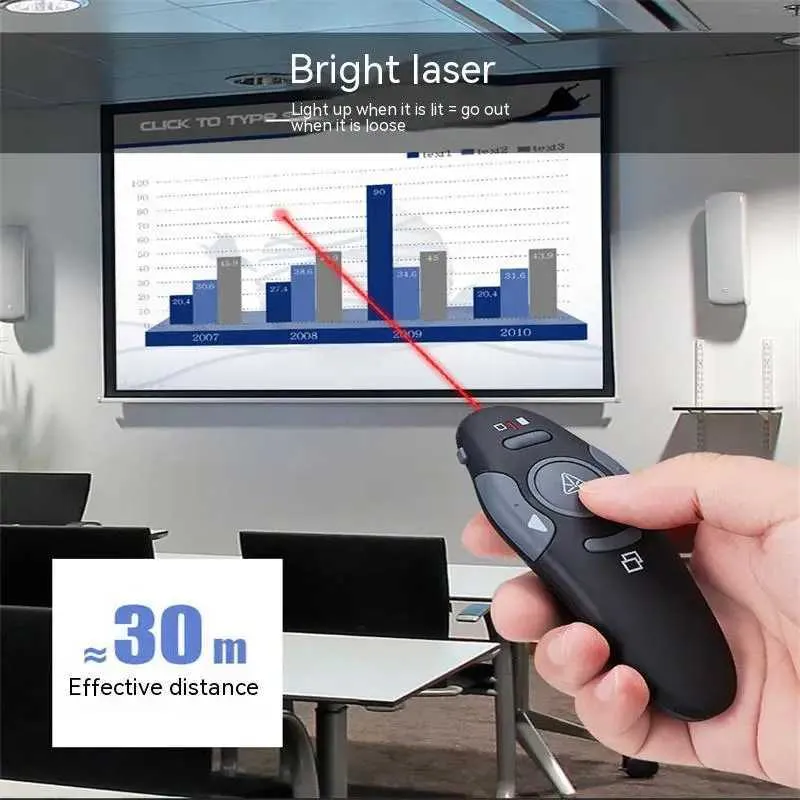 Computer Pen Mouse: Wireless Presentation Clicker With USB Receiver ...